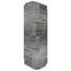 Novik Dry Stacked Stone 41-1/2 in. x 13-1/8 in. Anthracite Vinyl Siding ...
