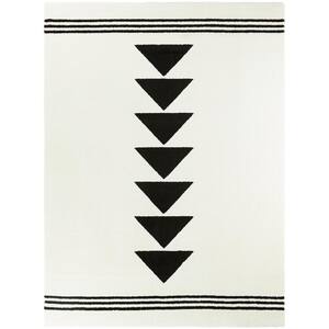 BALTA Nicholas Modern Southwestern Black 5 ft. x 7 ft. Area Rug 3007244