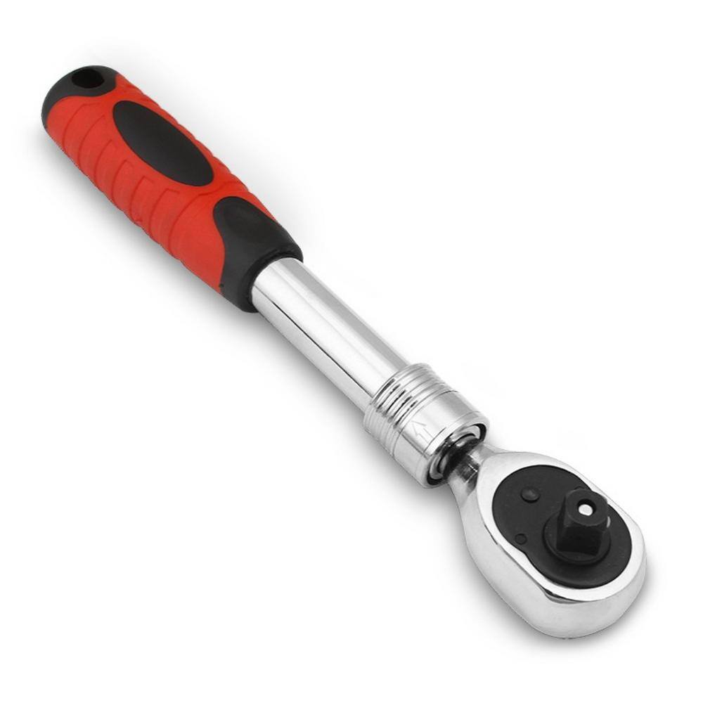 Stark 1/4 in. 72-Tooth DR Telescopic Extendable Length Ratchet with ...