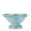 Golden Rabbit Sea Glass 2 qt. Enamelware Colander GL25 - The Home Depot