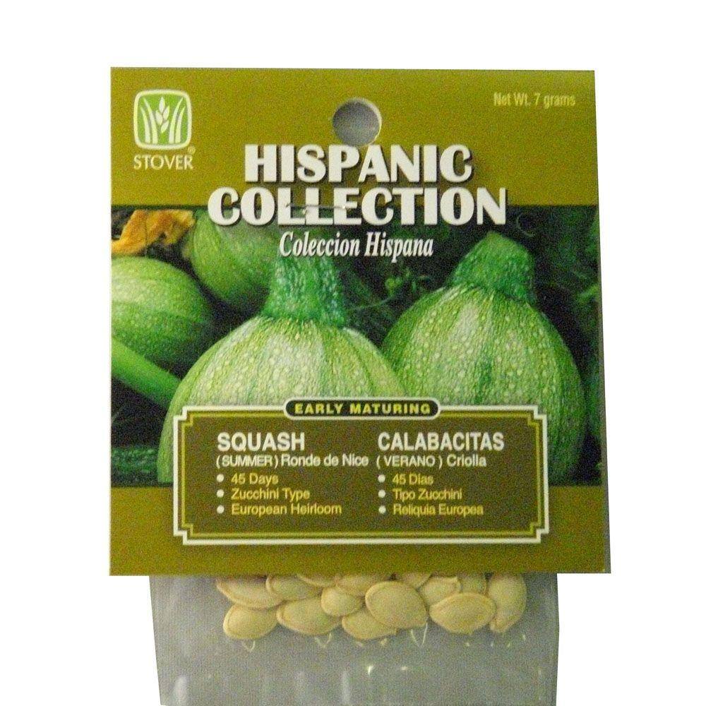 Stover Hispanic Squash Summer Ronde de Nice Seed 78094-6 - The Home Depot