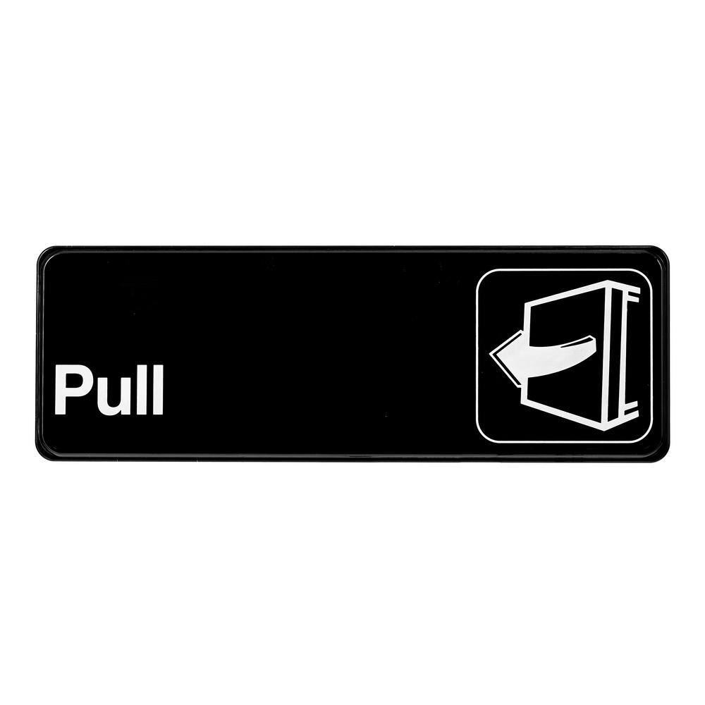 Alpine Industries 9 in. x 3 in. Pull Sign (15-Pack) SGN-25-15pk - The ...