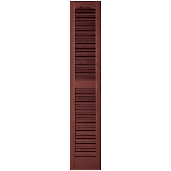 Reviews for Builders Edge 12 in. x 64 in. Louvered Vinyl Exterior ...