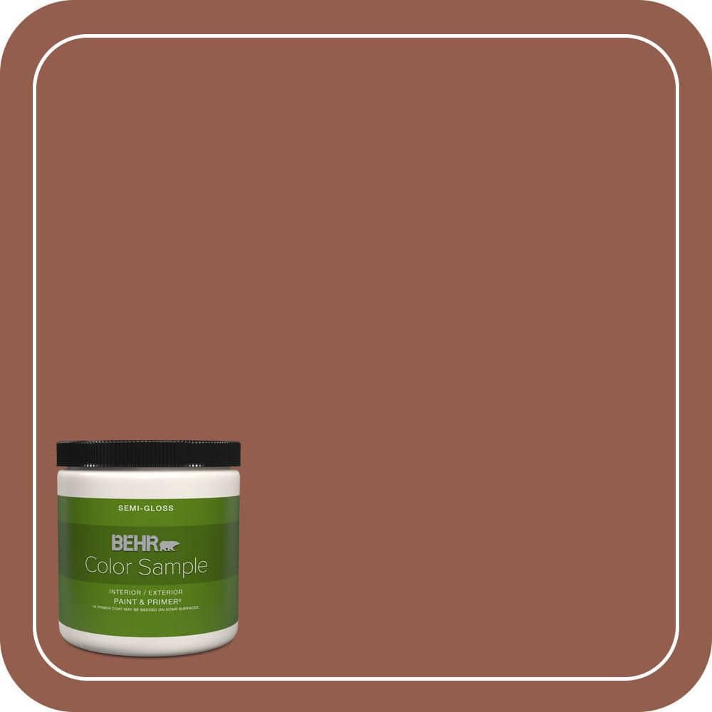 BEHR PREMIUM PLUS 8 oz. #200F-6 Sequoia Grove Semi-Gloss Interior ...