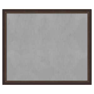 Amanti Art Lara Bronze 52 in. x 24 in. Framed Magnetic Board ...