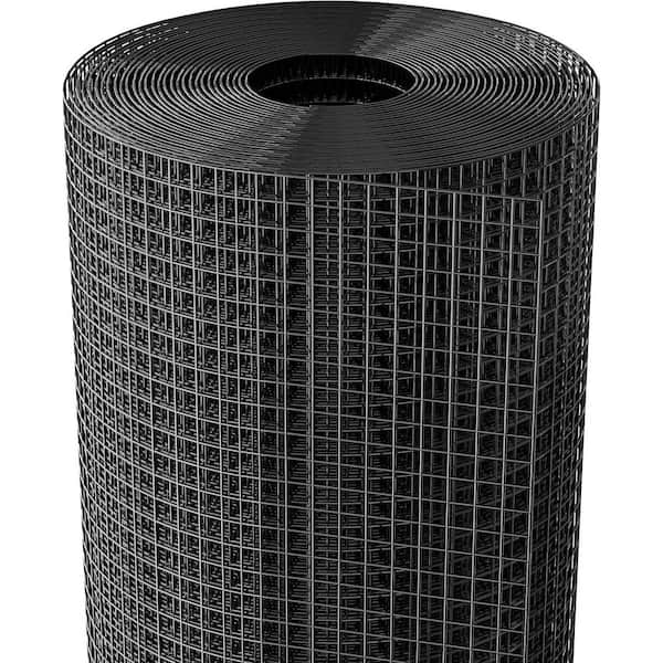 24'' x 50' 1inch Hardware Cloth 16 Gauge Black Vinyl Coated Welded ...
