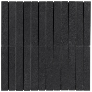 Ivy Hill Tile Monolith Charcoal Black 4 in. x 0.35 in. Matte Porcelain ...