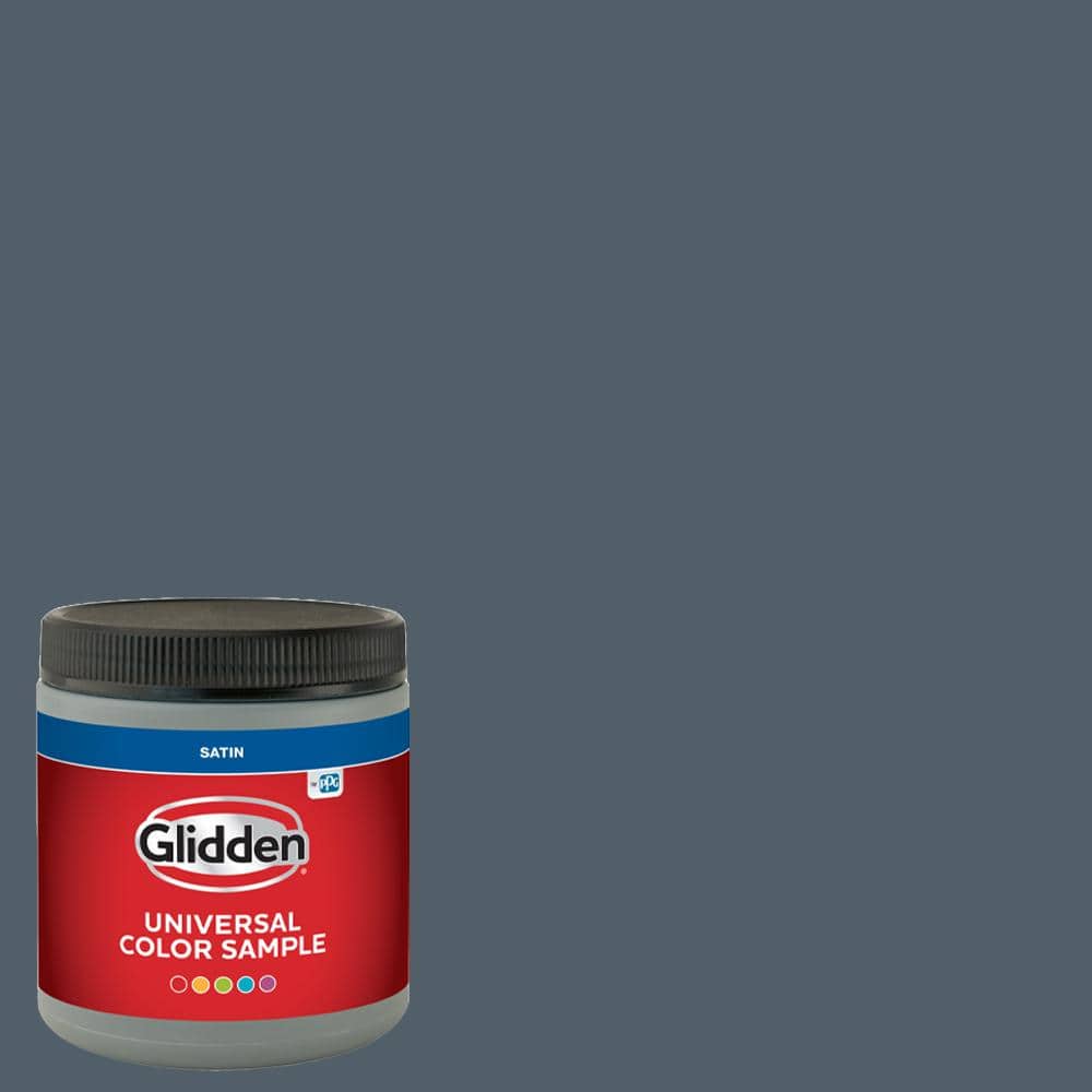 Glidden 8 oz. PPG1040-7 Goblin Satin Interior Paint Sample PPG1040-7P ...