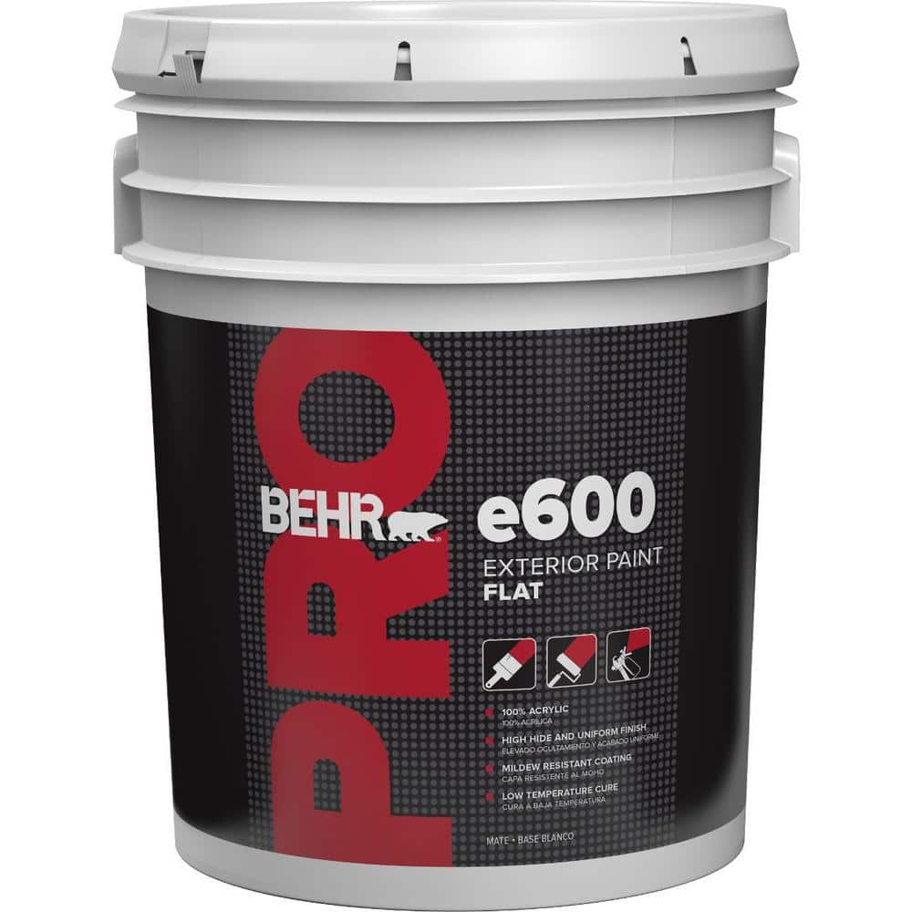 BEHR PRO 5 gal. e600 Deep Flat Exterior Paint PR61305 - The Home Depot