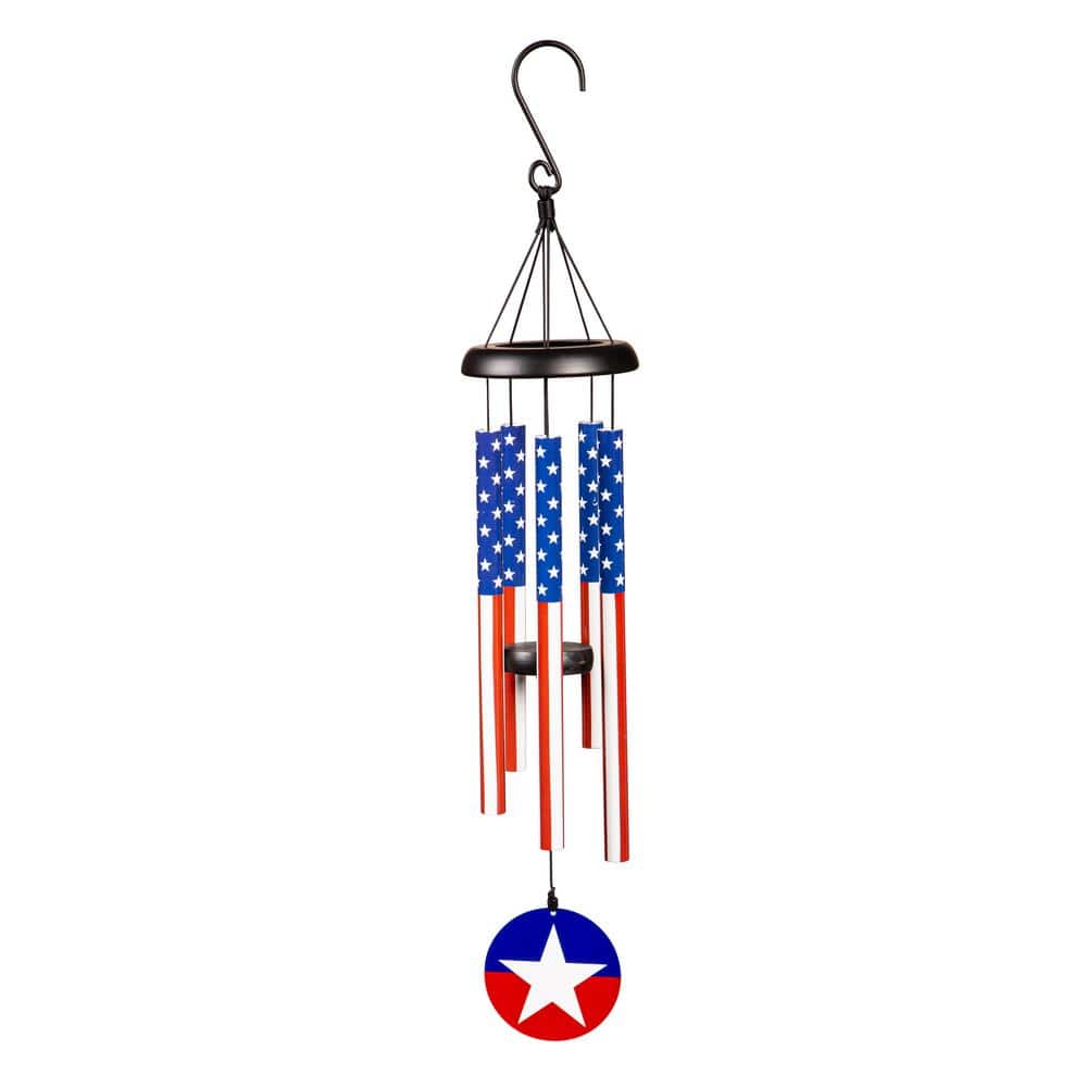 Evergreen Enterprises 27 in. Printed Hand Tuned Metal Wind Chime ...