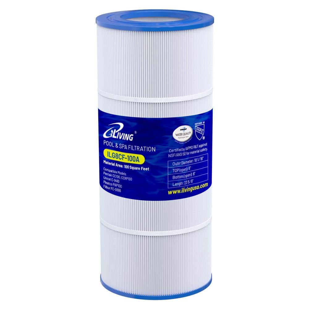 iLIVING ILG8CF-100A Pool and Spa Replacement Filter Cartridge ...
