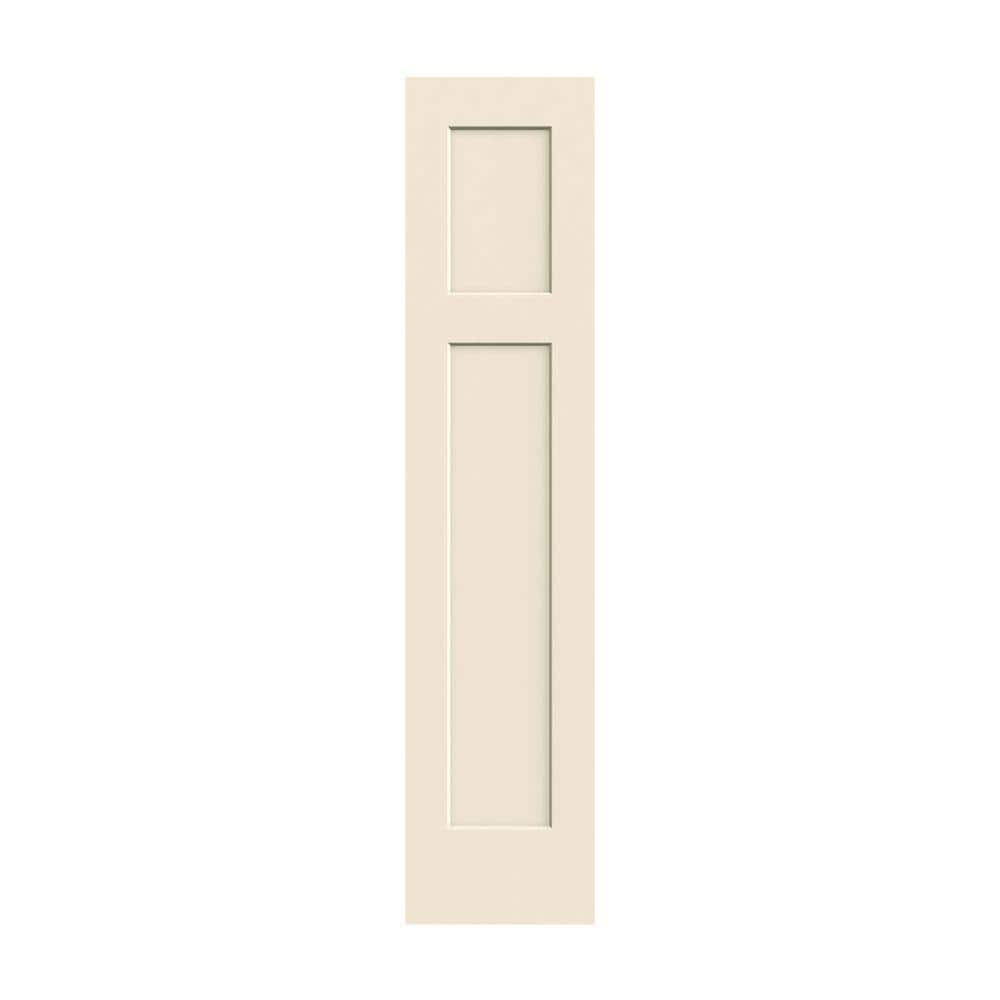 JELD-WEN 18 in. x 80 in. 3 Panel Craftsman Primed Smooth Solid Core ...