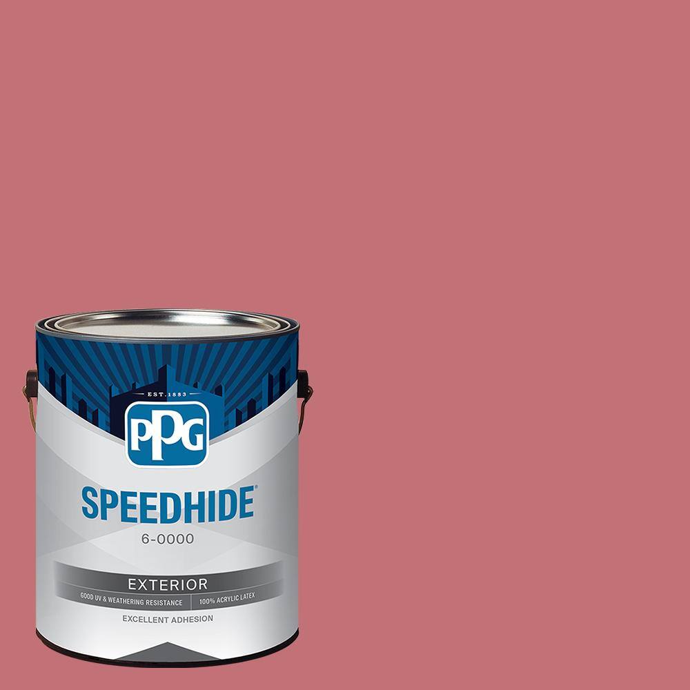 Reviews for SPEEDHIDE 1 gal. PPG1051-5 Cranberry Satin Exterior Paint ...