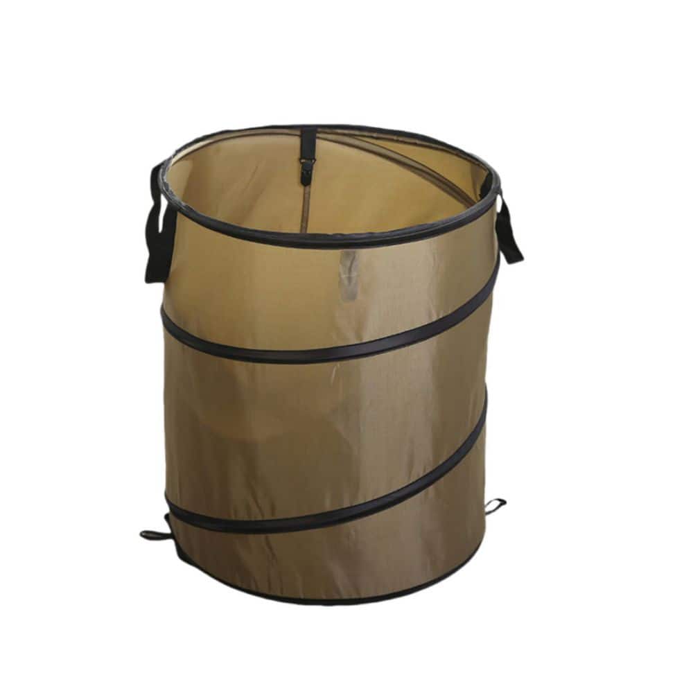 Augbeer 10 Gal. Collapsible Pop Up Folding Outdoor Recycling Bin for ...