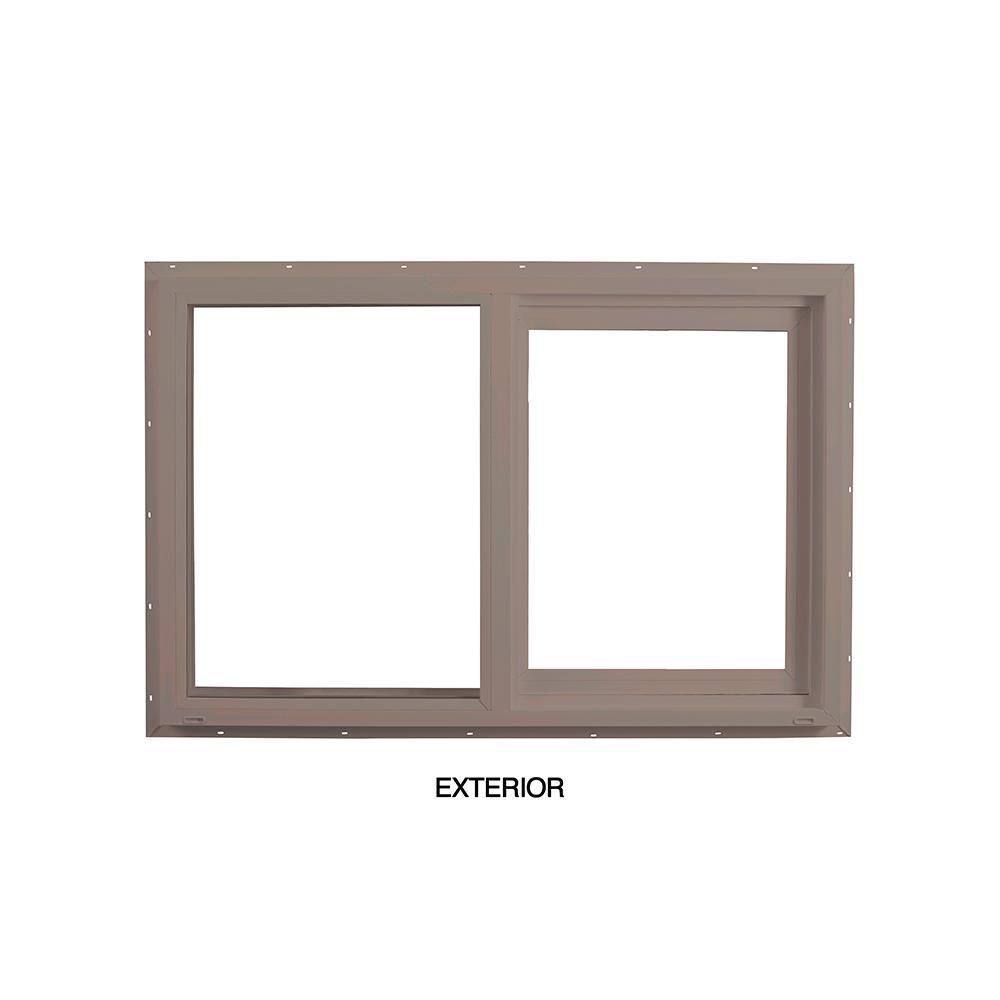 Ply Gem 71.5 in. x 47.5 in. Select Series Left Hand Horizontal Sliding ...