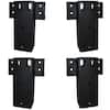Elevators 4 in. x 4 in. Straight Brackets (Set of 4) E100 - The Home Depot