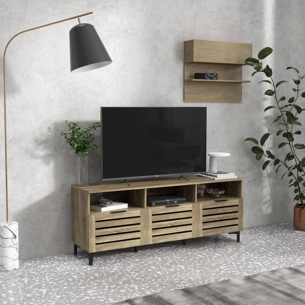 HOMCOM Gray 6 in. H Storage Cabinet with Drawers 839-677V80GY - The ...