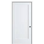 MMI Door 26 in. x 80 in. Smooth Caiman Left-Hand Solid Core Primed ...