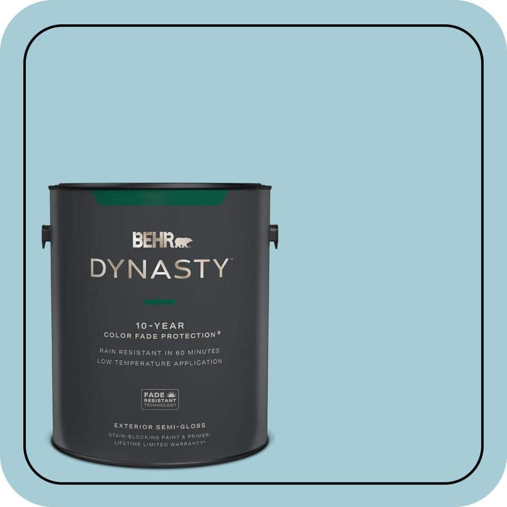 BEHR DYNASTY 1 gal. #S460-2 Drip Semi-Gloss Exterior Stain-Blocking ...