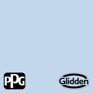 Glidden Diamond 1 gal. PPG1242-2 Touch Of Blue Flat Interior Paint with ...