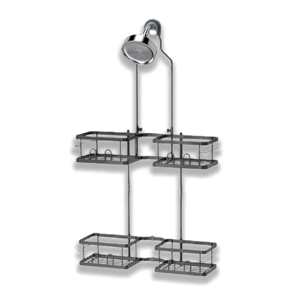 Numhew Adjustable Hanging Rustproof Shower Caddy for Handheld ...