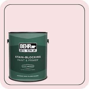 BEHR ULTRA 1 gal. #100C-1 Cupid Arrow Semi-Gloss Enamel Exterior Paint ...