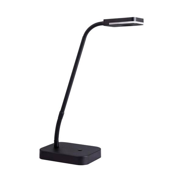 Kendal Lighting TAVV 22 in. Black Dimmable LED Task & Reading Lamp with ...