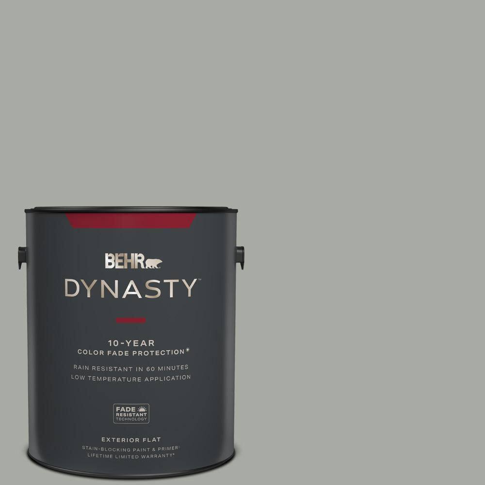 BEHR DYNASTY 1 gal. #PPU25-15 Flipper Flat Exterior Stain-Blocking ...
