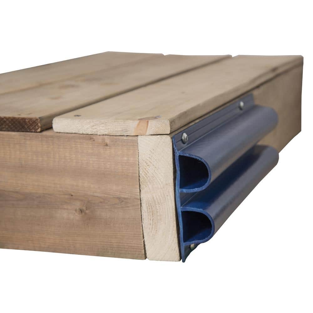 Dock Edge Double "D" Profile, Navy Blue DE1002NF - The Home Depot