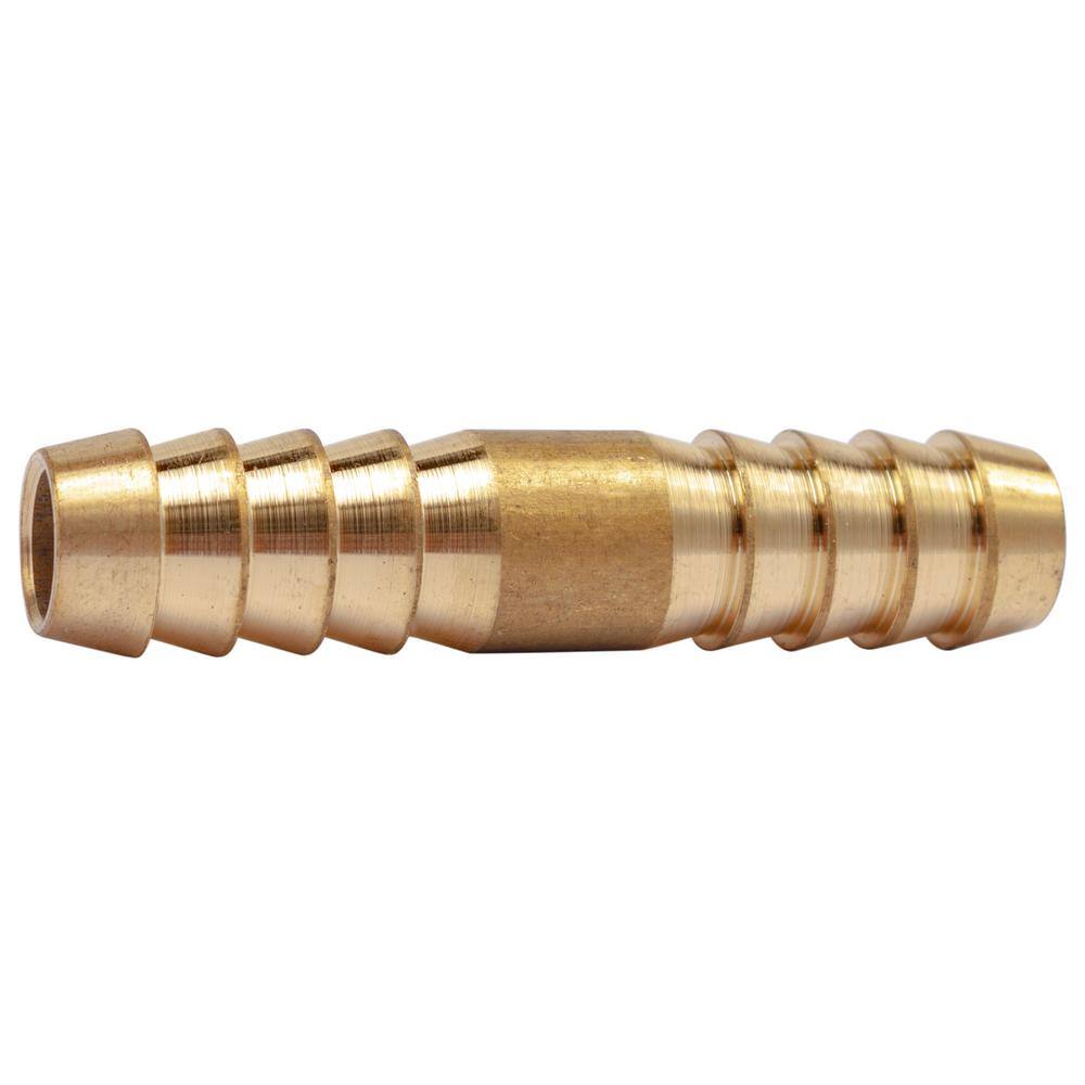 LTWFITTING 5 16 In I D Brass Hose Barb Splicer Fittings 10 Pack