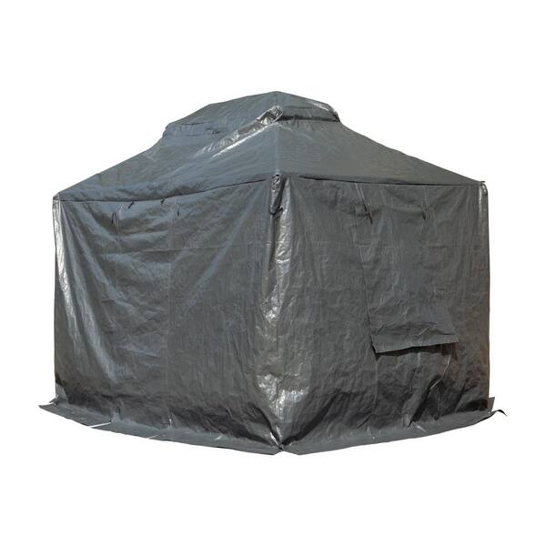 10 x 12 ft. Winter Storage Cover for Hardtop Gazebo LGMF8160-C-G-D ...