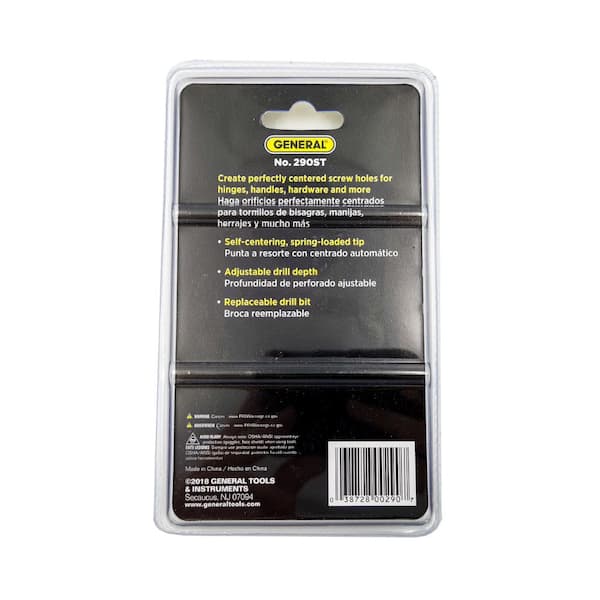 General Tools Steel Hinge Bit Set (2-Piece) 290ST - The Home Depot