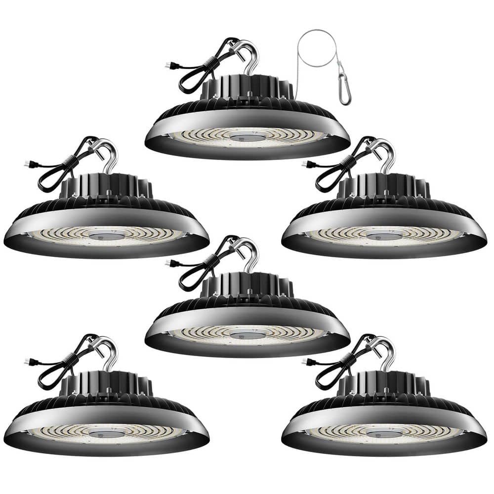 bulbeats 6-Pack of 250-Watt LED High Bay Light 37500LM High Bay LED ...
