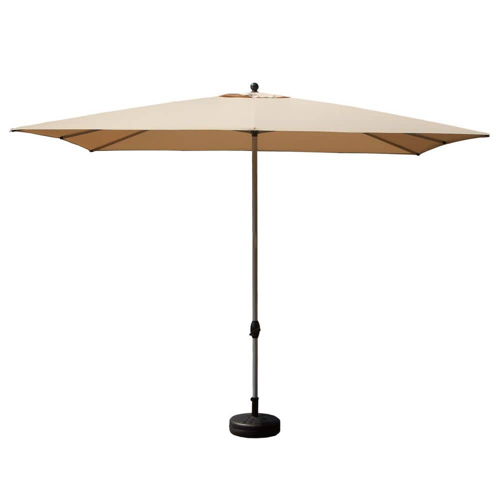 Zeus & Ruta 11 ft. Aluminum Market Tilt Patio Umbrella in Beige HOP-290 ...