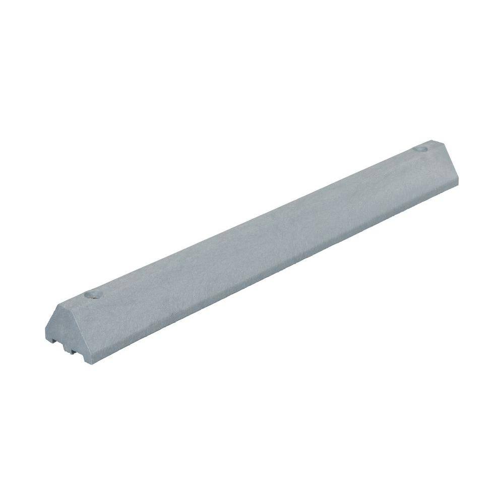 Vestil 48 in. Recycled Gray Plastic Car Stop CS-S48-G - The Home Depot