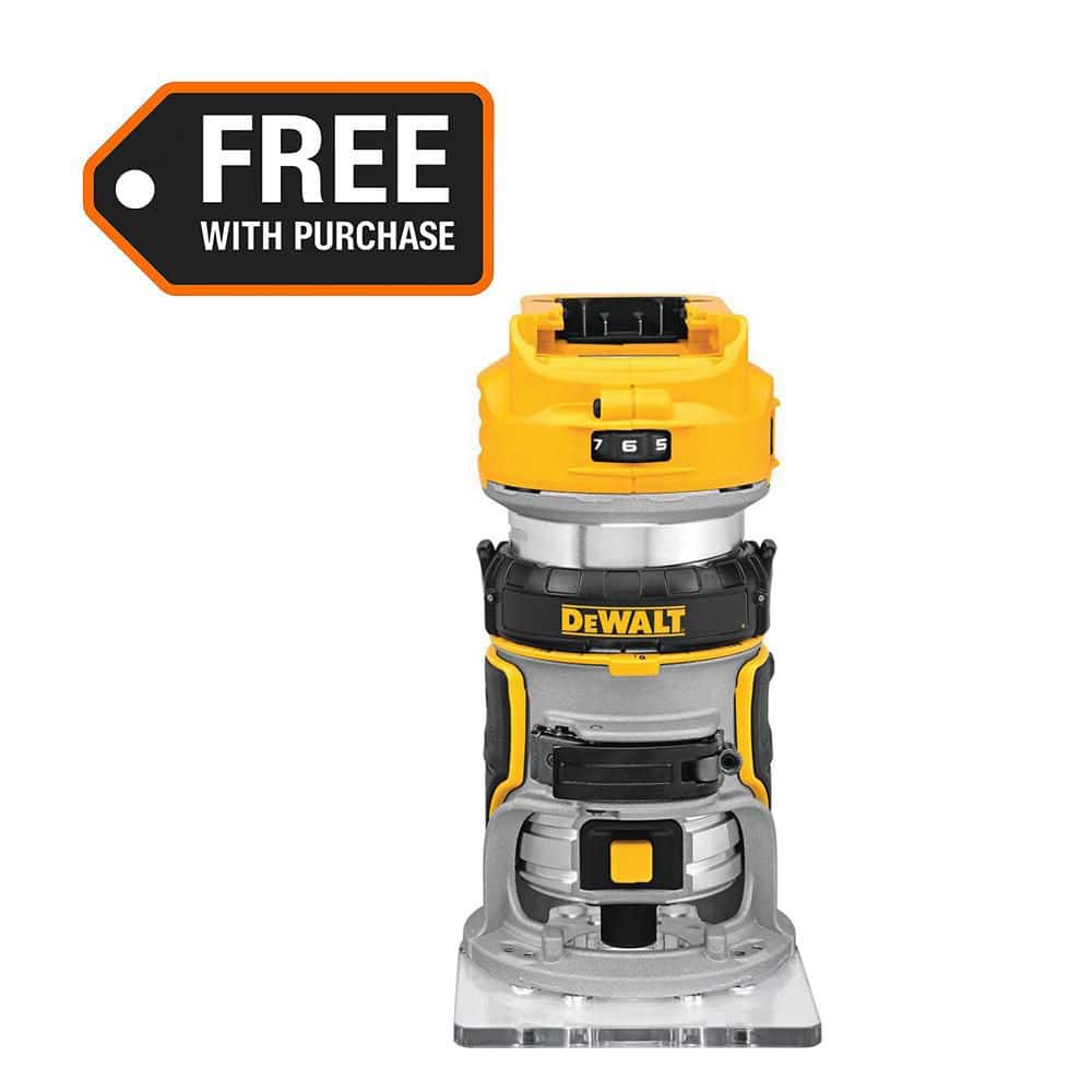 DEWALT 20V MAX XR Cordless Brushless Fixed Base Compact Router (Tool ...