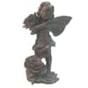 Suffolk Fairies 21 in. Fairy Lillian Rose Bronze Patina Collectible ...