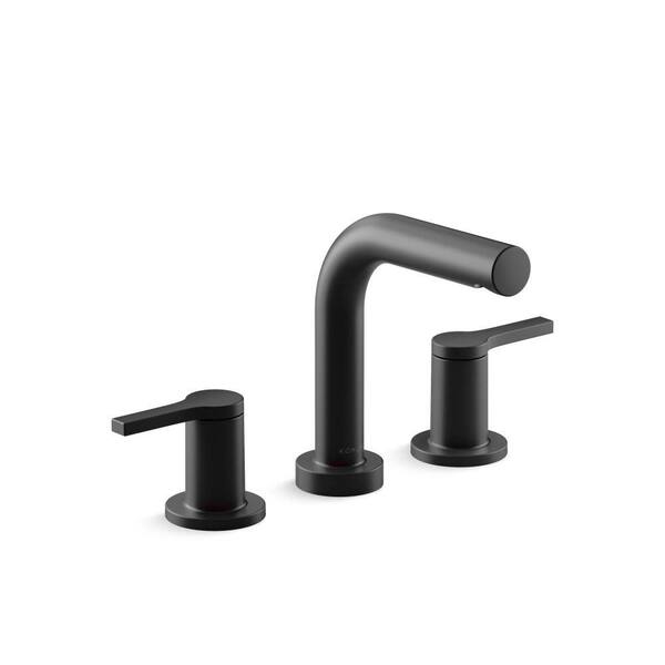 KOHLER Elate 2-Handle Deck-Mount Bath Faucet Trim in Matte Black T33969 ...