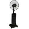 CoolZone 18 in. Oscillating Ultrasonic Dry Misting Fan with Bluetooth ...