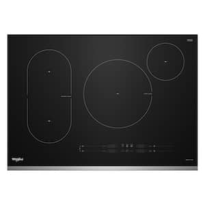 Sharp 30 in 4 Elements Induction Cooktop in Black SCH3043GB - The Home ...