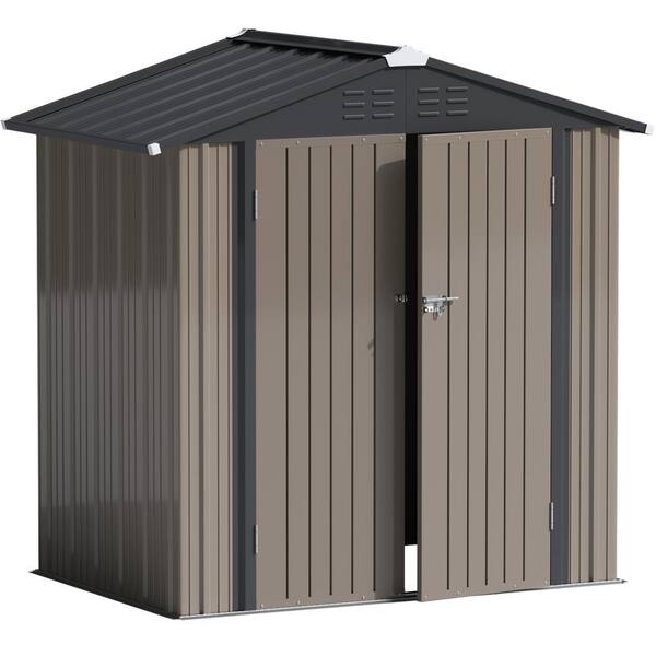 Arrow 6 ft X 5 ft Spacemaker Galvanized Steel Storage Shed 46 OFF