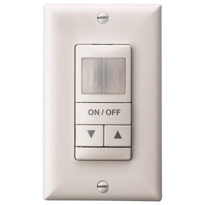 Lithonia Lighting Single Pole Dual Detection Wall Switch Occupancy ...