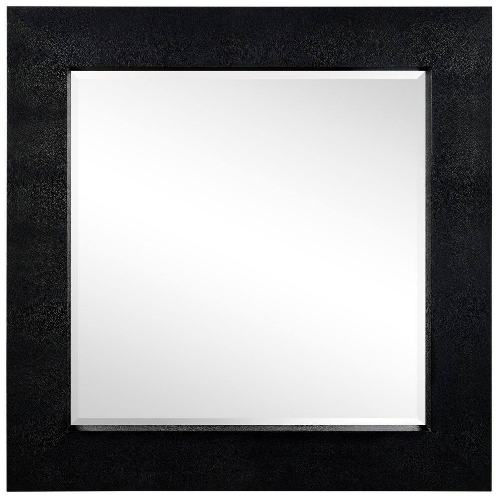 Empire Art Direct Large Square Black Hooks Modern Mirror (48 in. H x 48 ...