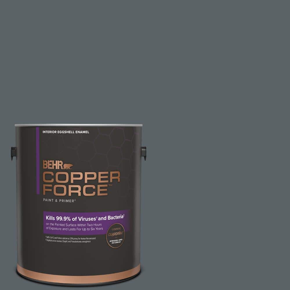 COPPER FORCE 1 gal. #HDC-AC-25 Blue Metal Eggshell Enamel Virucidal and ...