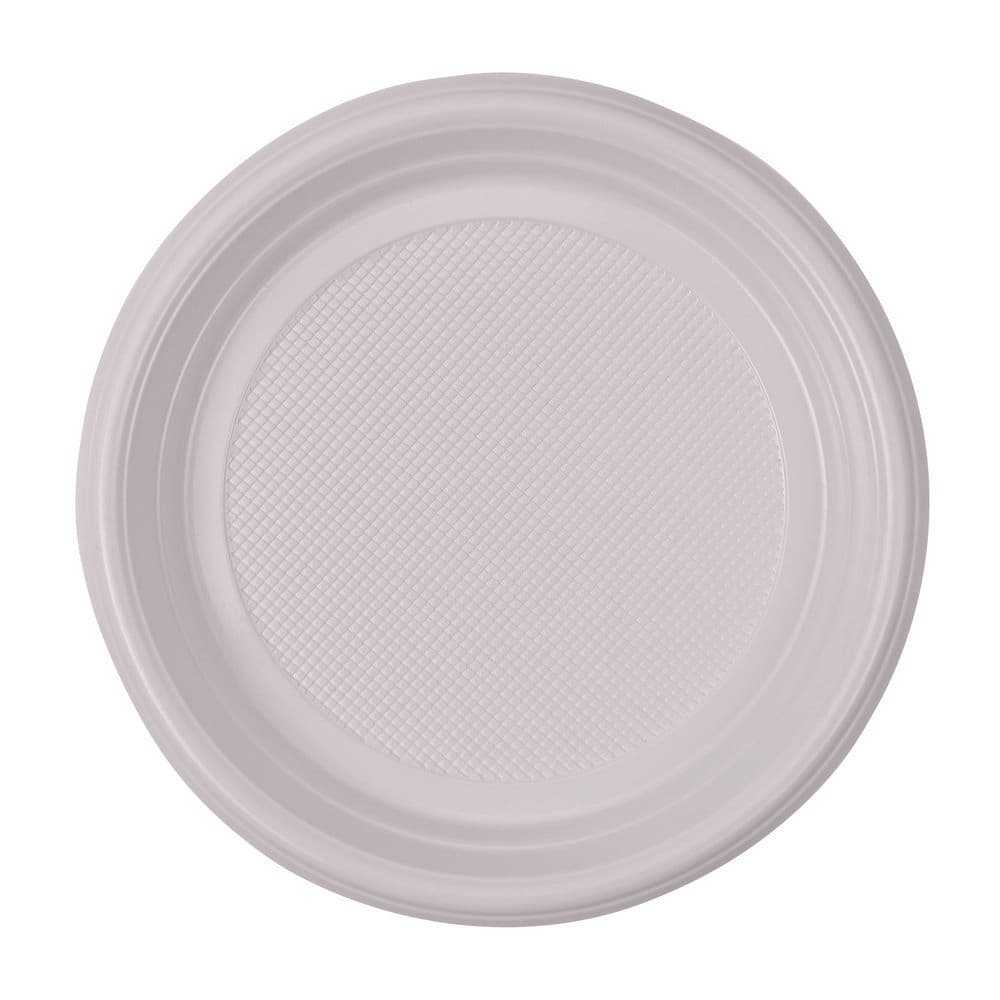 Boardwalk Hi-Impact 9 in. White Disposable Plastic Plates (500-Carton ...