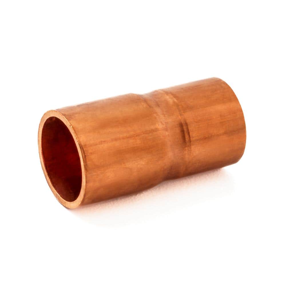 Everbilt 1/2 in. x 3/8 in. Copper Pressure Fitting x Cup Reducer ...