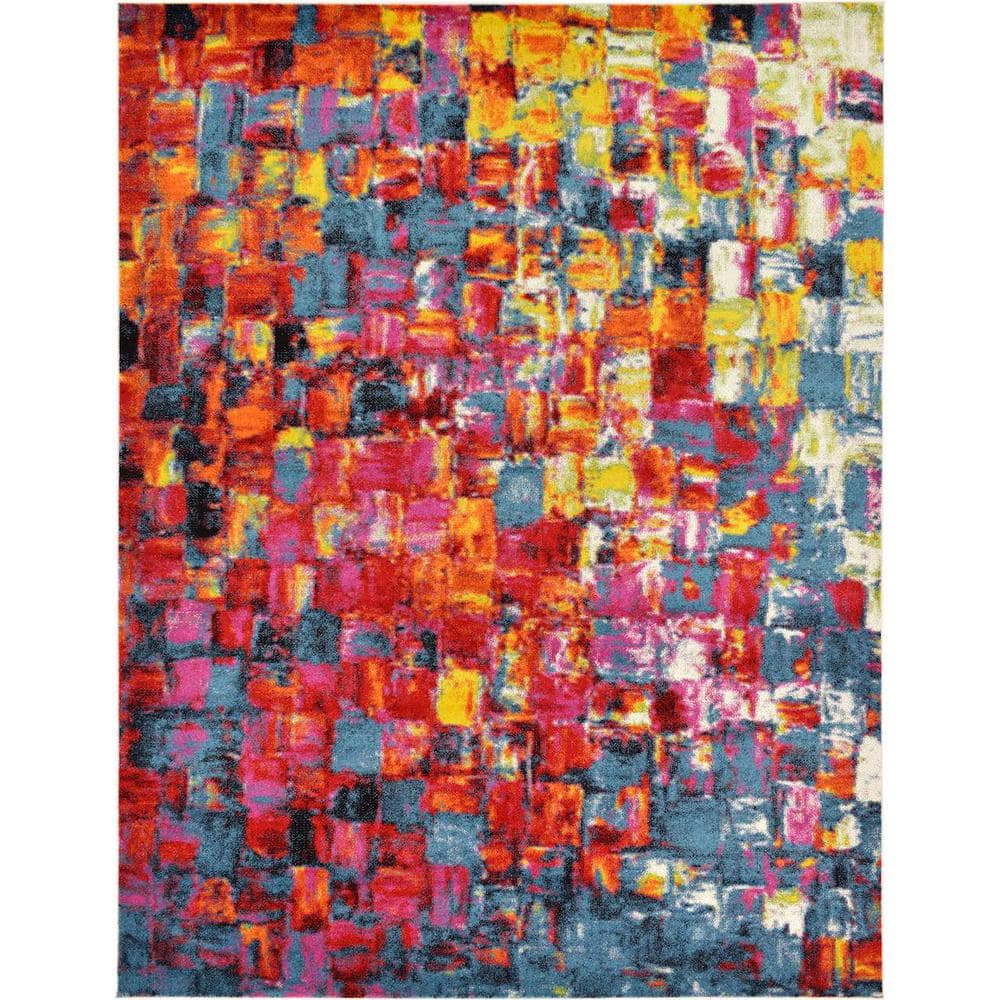 Unique Loom Lyon Athena Multi 9' 0 x 12' 0 Area Rug 3128155 - The Home ...