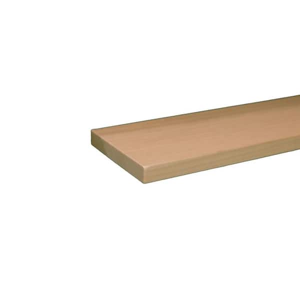 Alexandria Moulding 1/4 in. x 2 in. x 3 ft. Poplar Wood Hobby Board ...