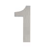 Everbilt 6 in. Silver Stainless Steel Floating House Number 1 37976 ...
