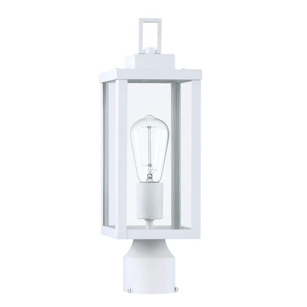 Hukoro Martin 16.5 in.1-Light White Metal Hardwired Outdoor Weather ...